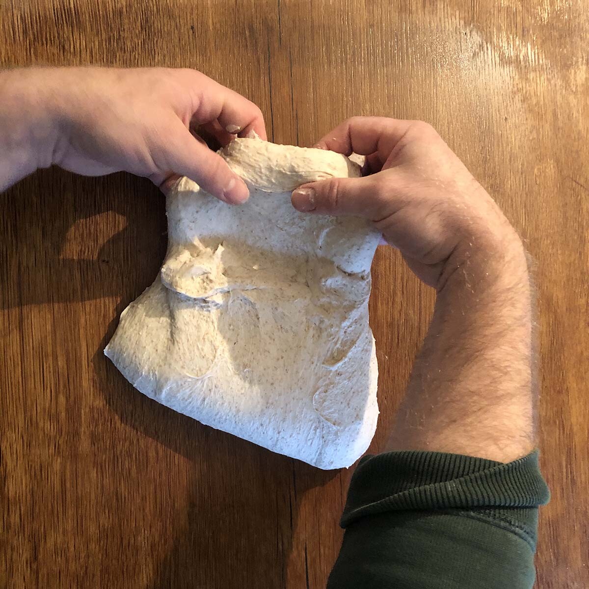 How To Stretch And Fold Sourdough - Busby's