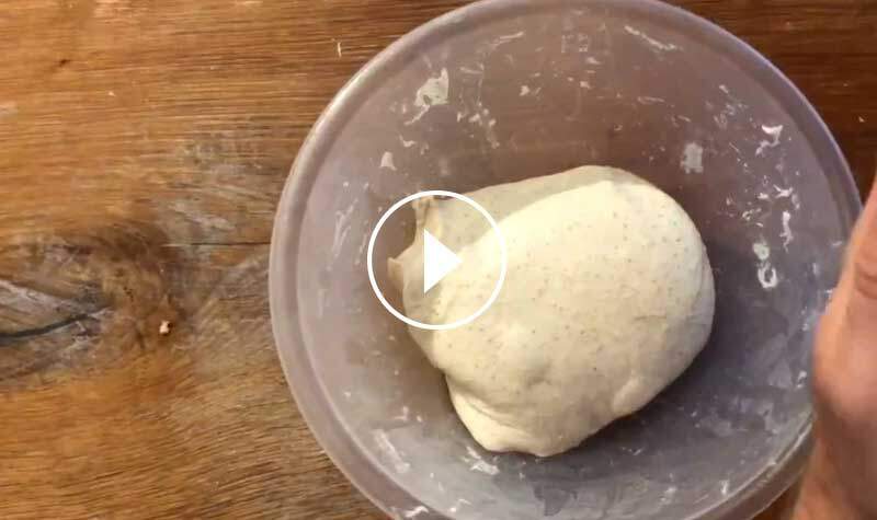 How to do a coil fold (stretch and fold) From Busby's Bakery